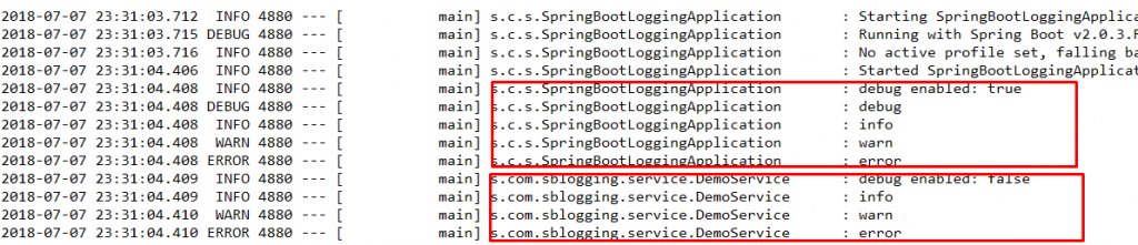 Code ví dụ Spring Boot Logging (Ghi log với SLF4J) - STACKJAVA