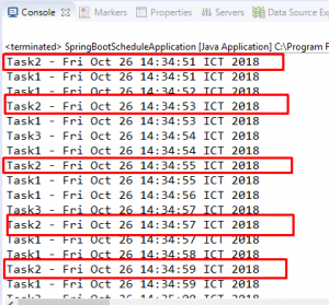 Code ví dụ Spring Boot tạo lịch với annotation @Scheduled - STACKJAVA