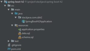 Code ví dụ spring boot h2 database (khởi tạo database) | TopDev