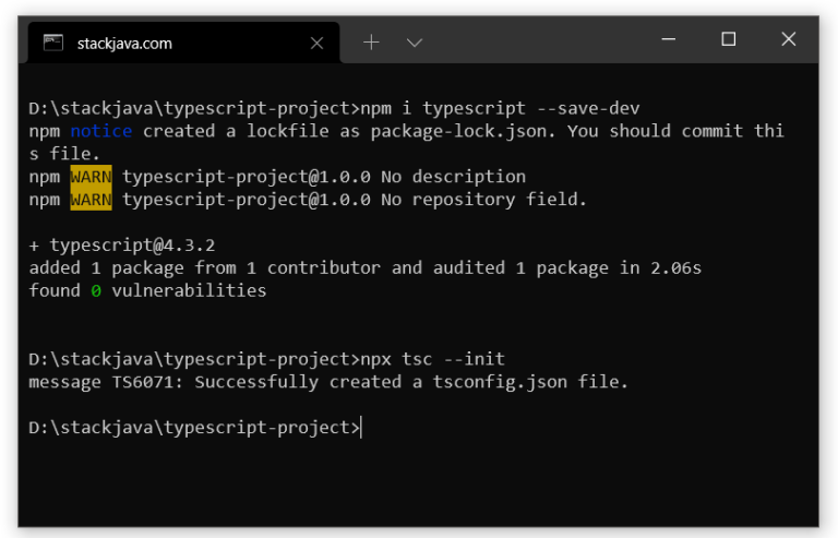 Code ví dụ TypeScript, hướng dẫn tạo project TypeScript | TopDev
